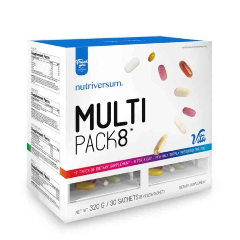 Nutriversum Multi Pack 8 - 30 pak multivitamin csomag sportolóknak