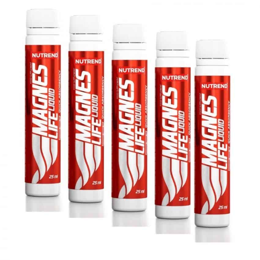 5 x Nutrend Magneslife 25 ml magnézium ampulla - simplesport.hu